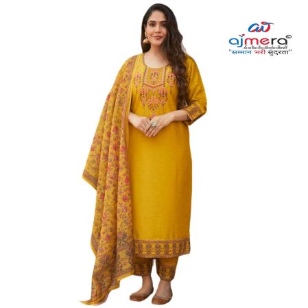 Embroidered Ladies Suit in Surat, Embroidered Ladies Suit Manufacturers ...
