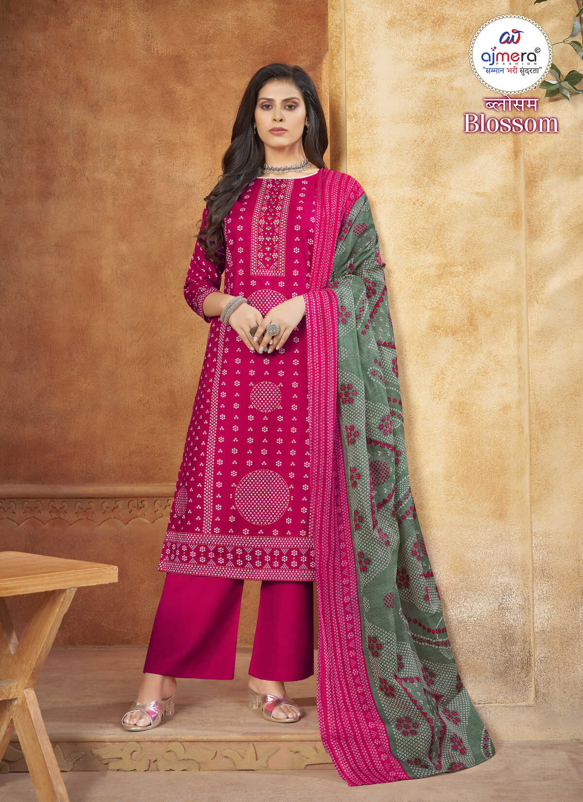 New Trendy Latest Batik Suit – Modern Elegance with Artistic Charm in Surat