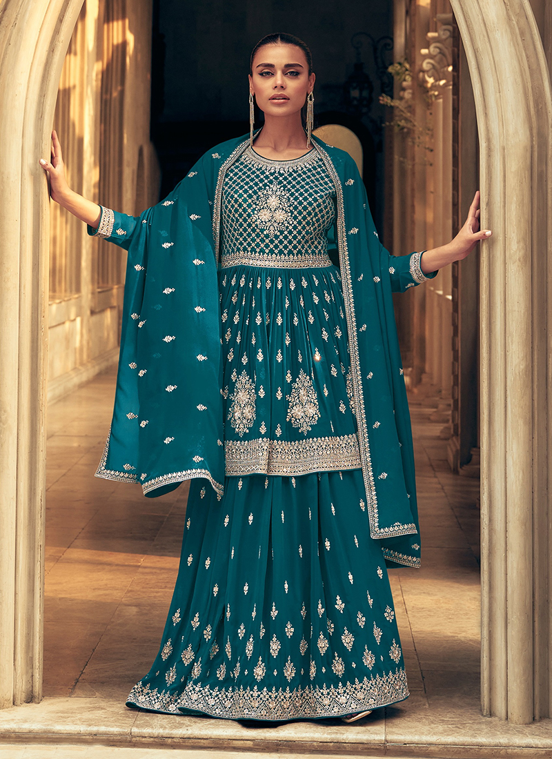 Traditional Gharara Suit Designs – Wholesale Only in Surat